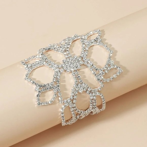 Jewelry | 349 Sparkle Rhinestone Decor Bracelet | Poshmark